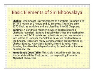 Siri bhoovalaya workshop-session-1 | PDF