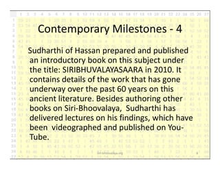 Siri bhoovalaya workshop-session-1 | PDF