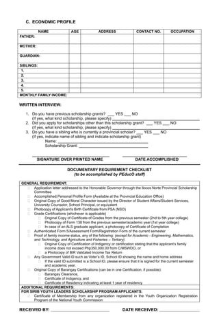Sirib PLS Personal Profile Form (Tertiary and TechVoc).pdf