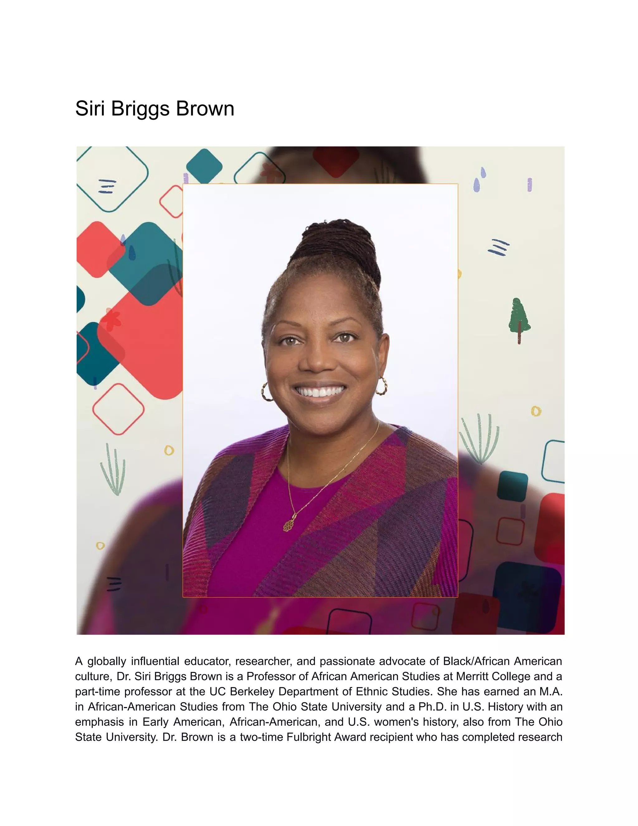 Siri Briggs Brown | PDF