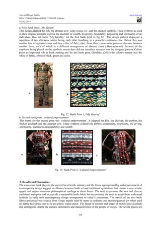 Sirigu symbols a metaphoric element for batik prints | PDF