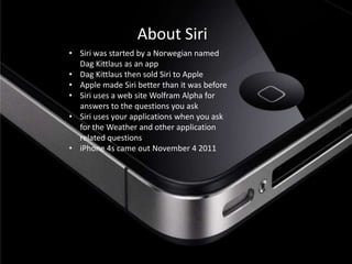 Siri | PPTX