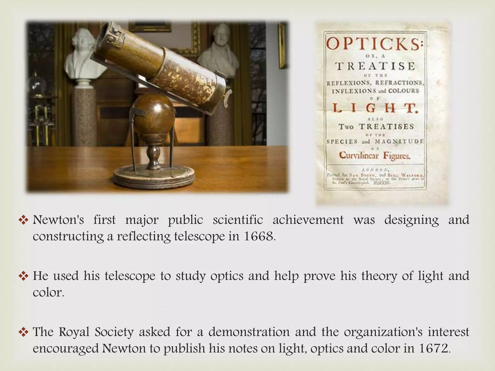 Sir isaac newton ppt | PPTX