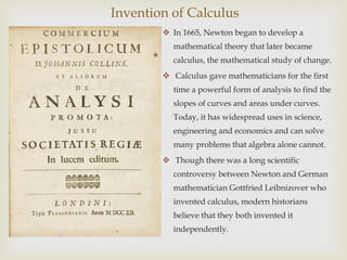 Sir isaac newton ppt | PPTX