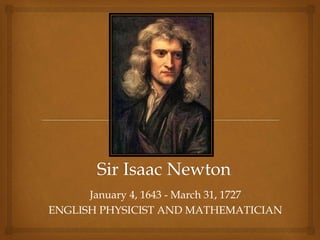 Isaac Newton Inventions And Discoveries