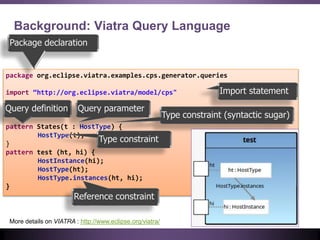 V for visualization: VIATRA finally goes graphical thanks to Sirius! | PPTX | Databases ...