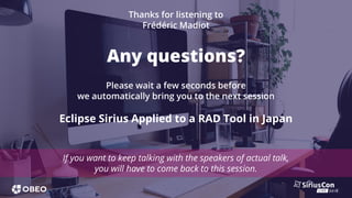 [SiriusCon 2018] A Bird's Eye View on Eclipse Sirius | PPT