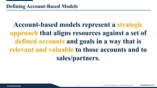 Account Based Sales for Key Account Growth | PPT