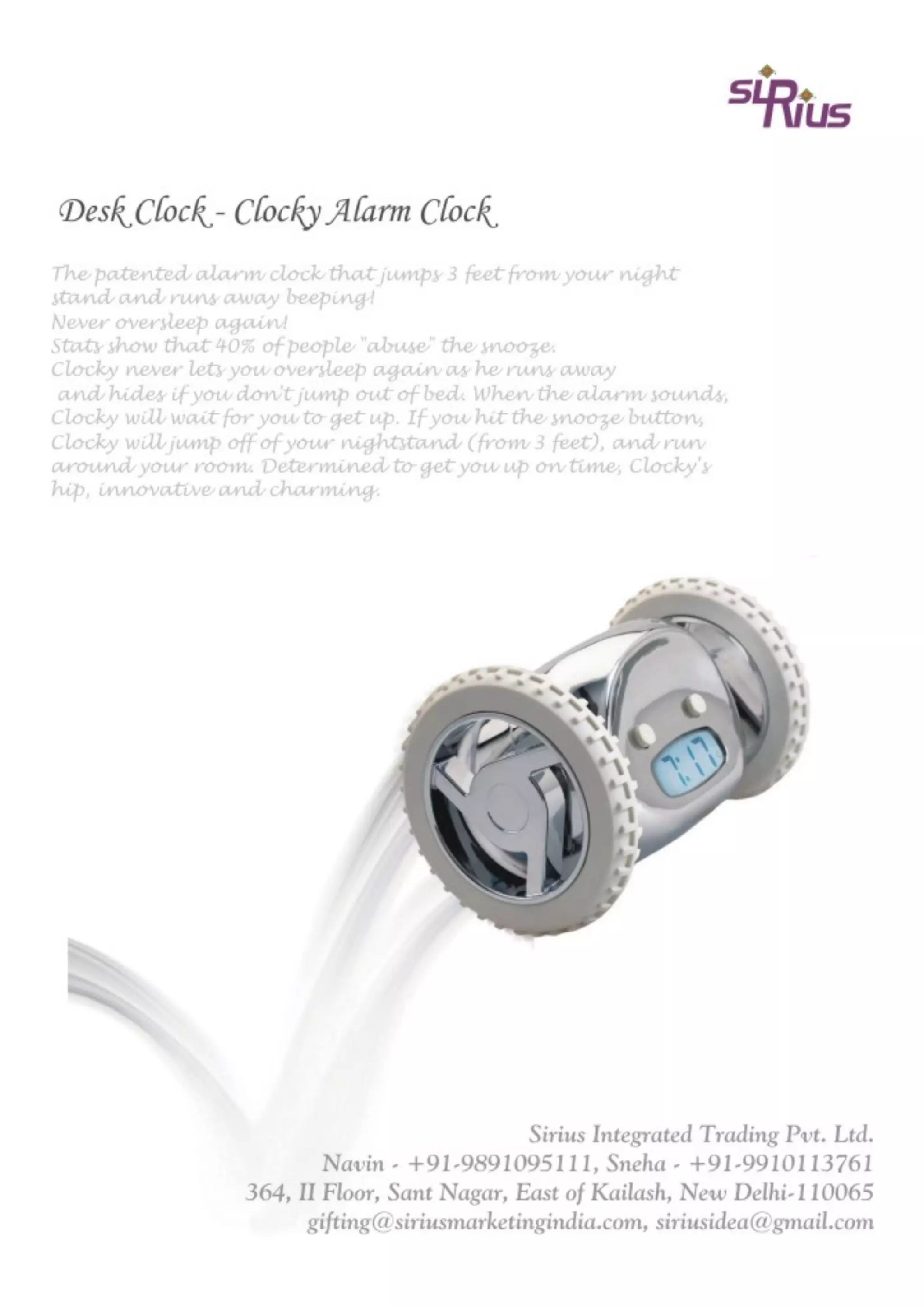 Sirius itpl clocky | PDF