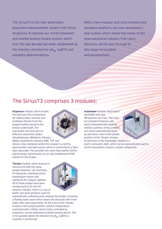 Sirius T3 Brochure | PDF