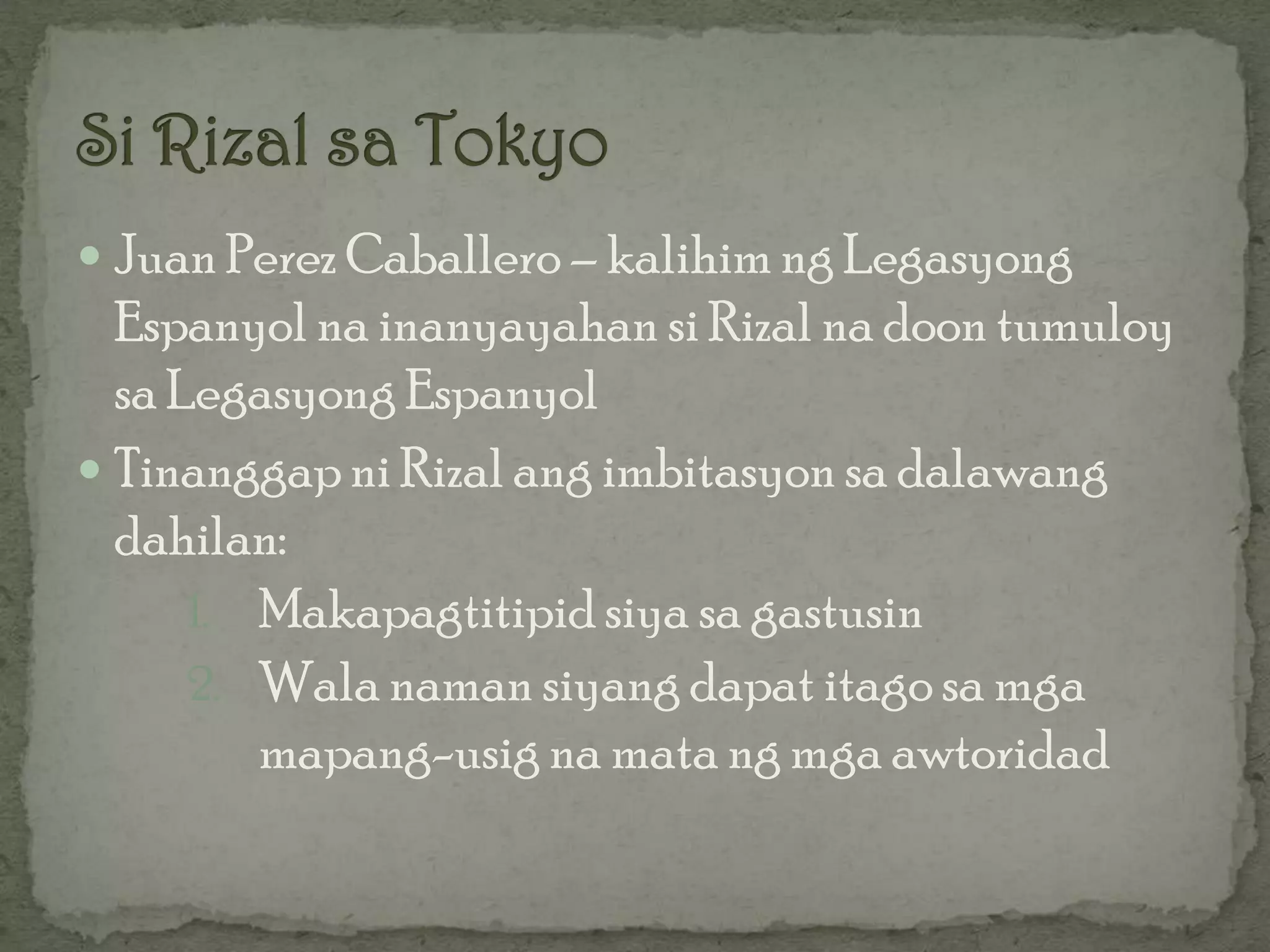 Si rizal sa hong kong at japan | PPTX