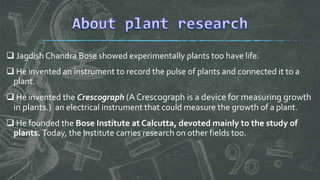 Sir jagdish chandra bose | PPTX