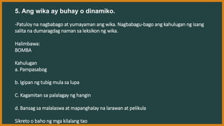 KATANGIAN NG WIKA | PPTX