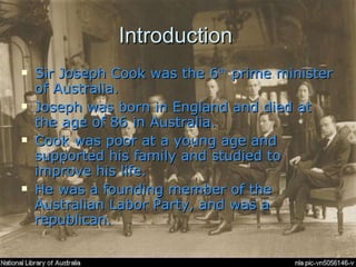 Sir joseph cook | PPT