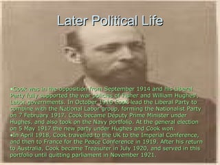 Sir joseph cook | PPT