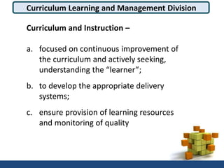 Department of Education Re-Organization | PPTX