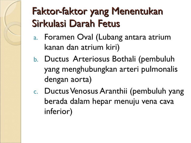 Sirkulasi Darah Fetus (Askeb I) | PPT