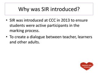 SIR Marking | PPTX