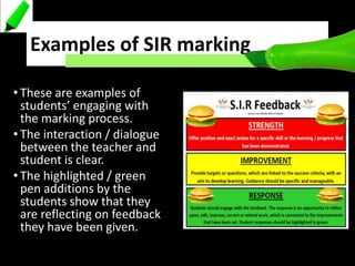 Sir marking using the highlighter! | PPTX