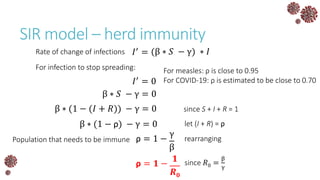 COVID-19 SIR model overview | PPTX | Infectious Diseases | Diseases and ...