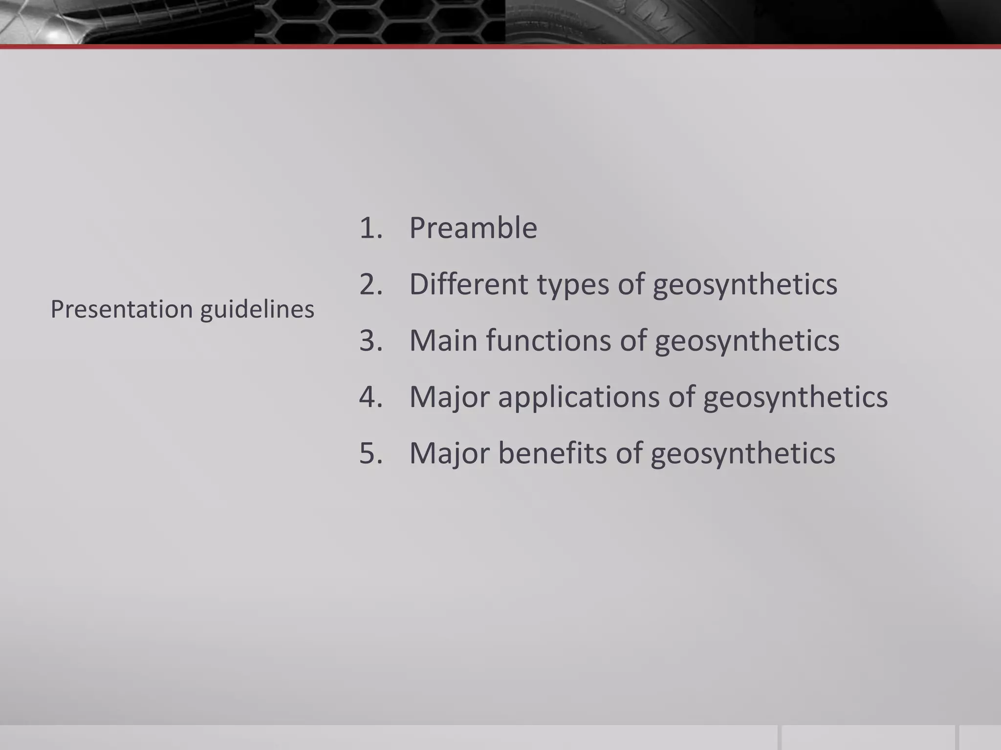 Introduction to Geosynthetics Types and Applications_Sirmoi Wekesa | PPTX