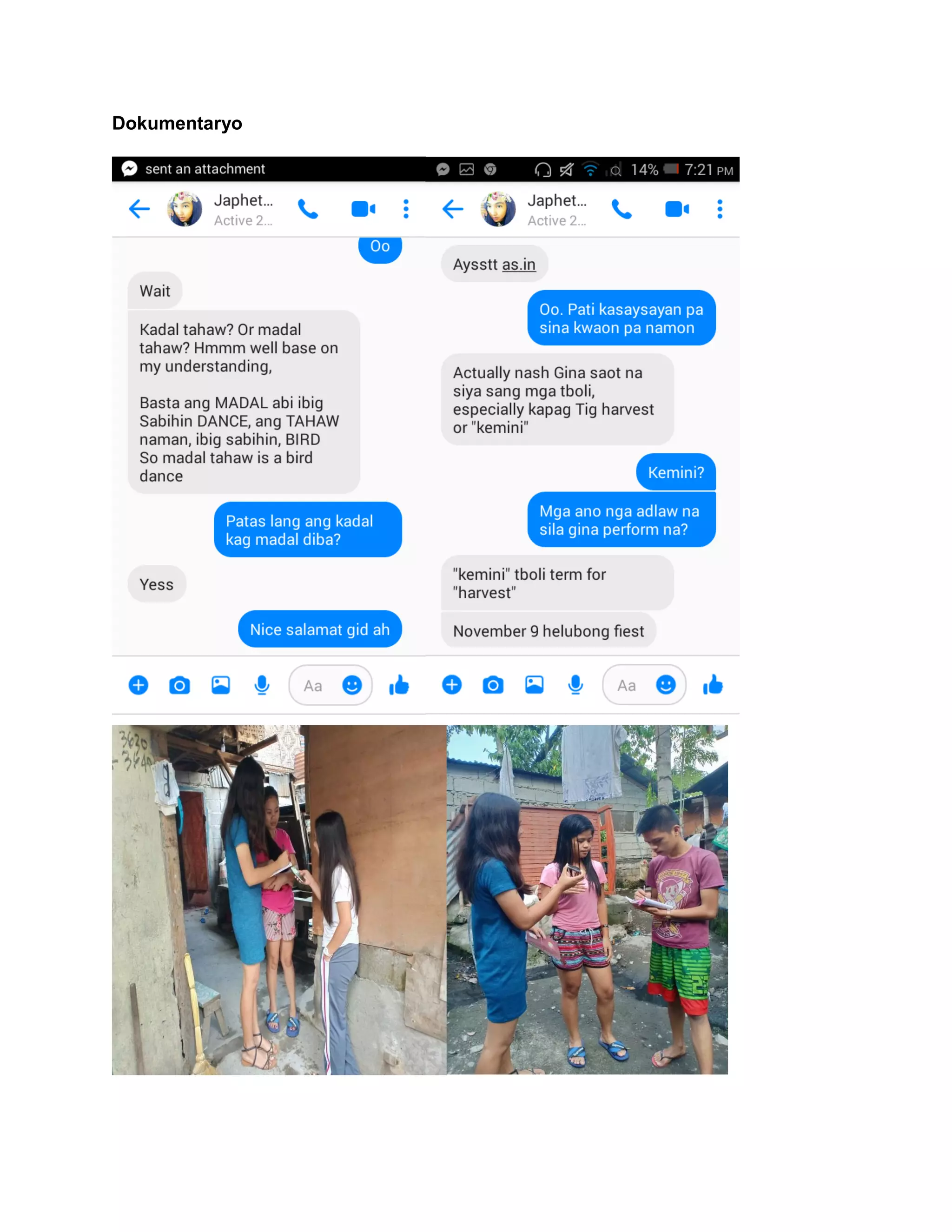 Kadal Tahaw: Etnograpikal na pagsisiyasat sa mga sayaw ng mga T'boli | PDF