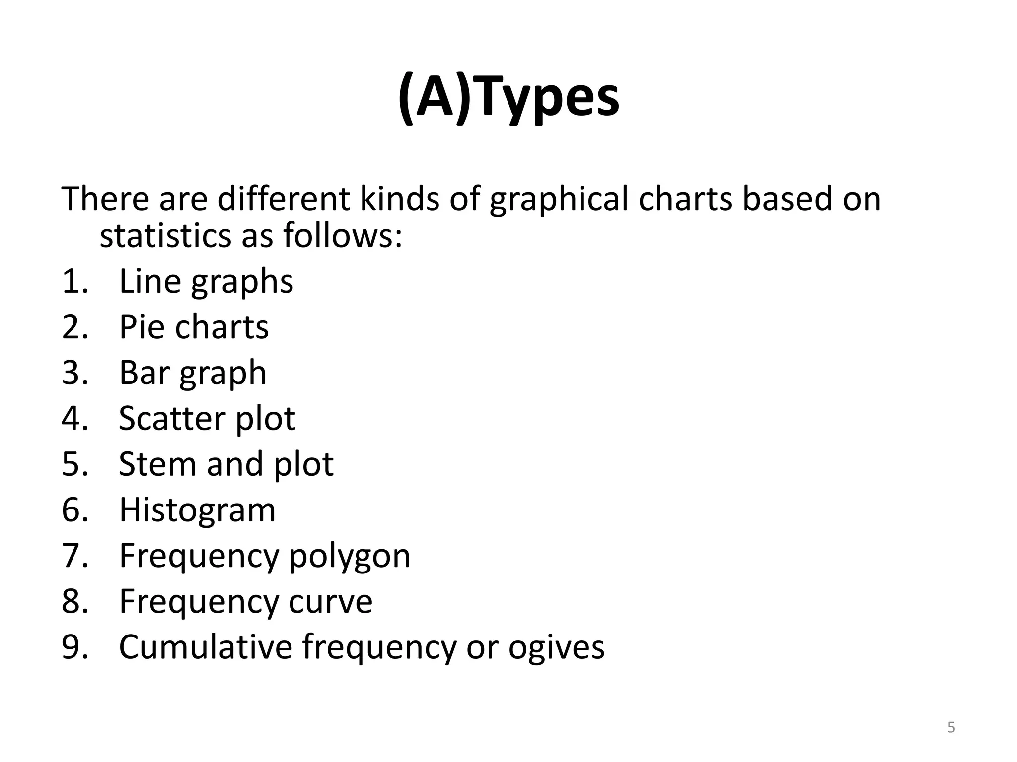 TYPES OF GRAPH & FLOW CHART | PPTX
