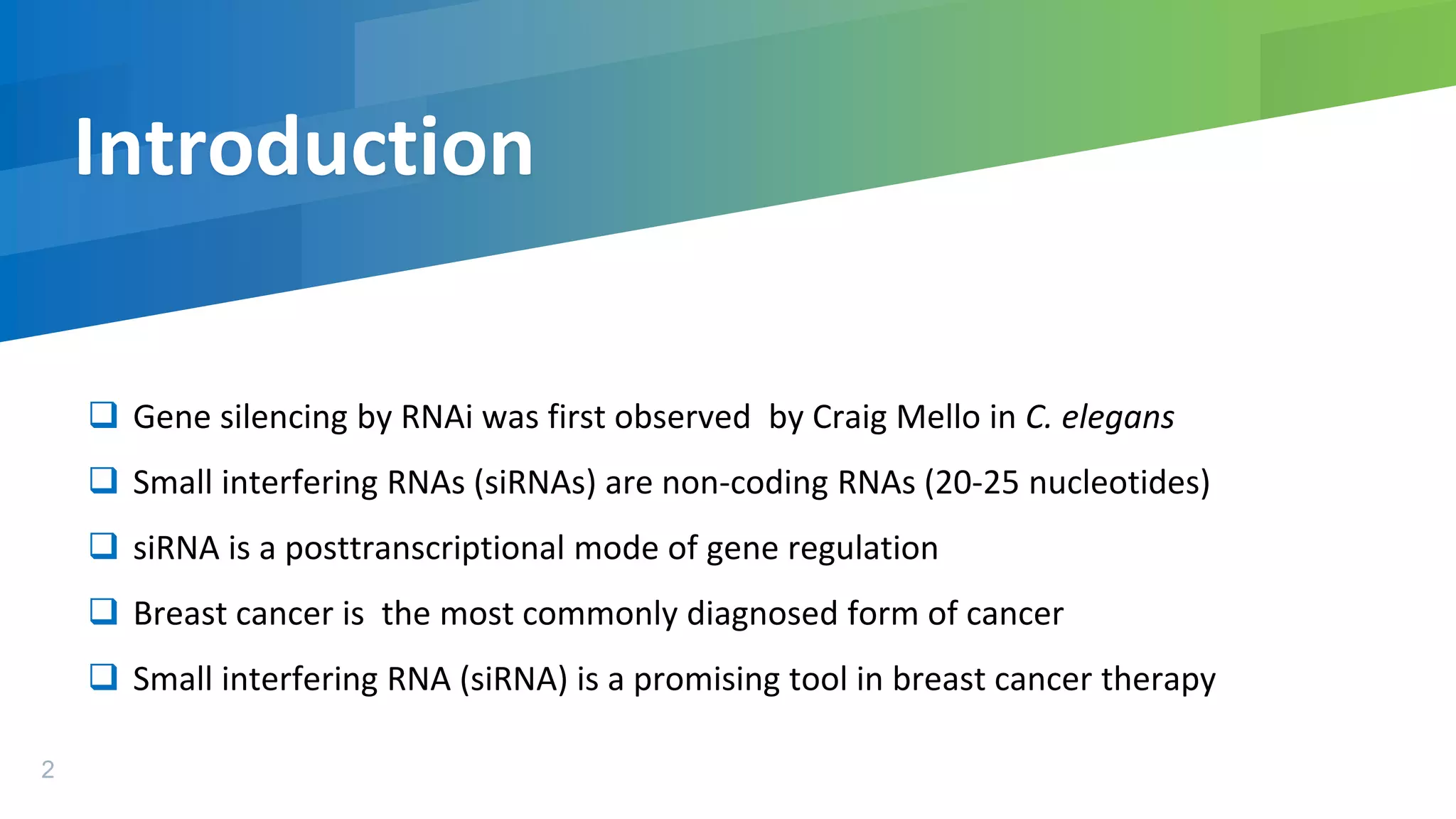 Small interfering RNA | PPT