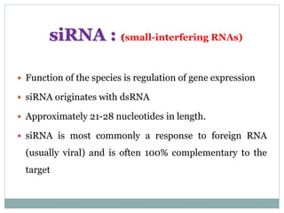 SiRNA | PPTX