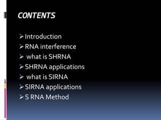Sirna and sh rna | PPT