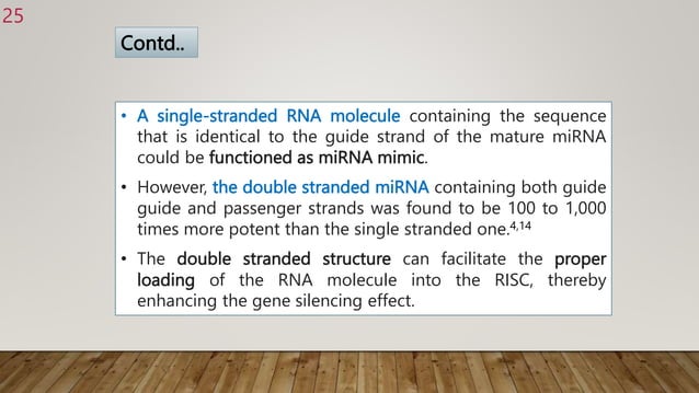 SiRNA & MiRNA.pptx | Programming Languages | Computing