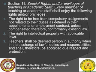 Legal Bases of the Teaching Profession | PPTX
