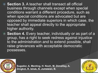 Legal Bases of the Teaching Profession | PPTX