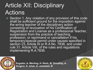 Legal Bases of the Teaching Profession | PPTX