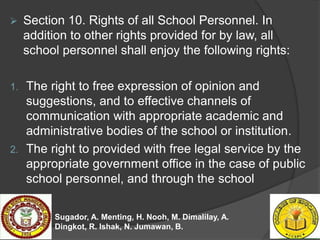 Legal Bases of the Teaching Profession | PPTX