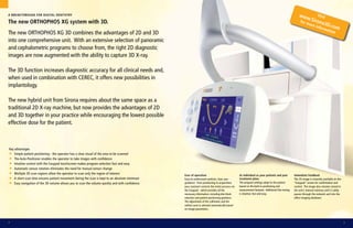 Sirona Orthophos X 3 G | PDF