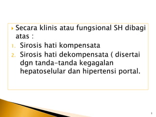 Sirosis hati | PPTX