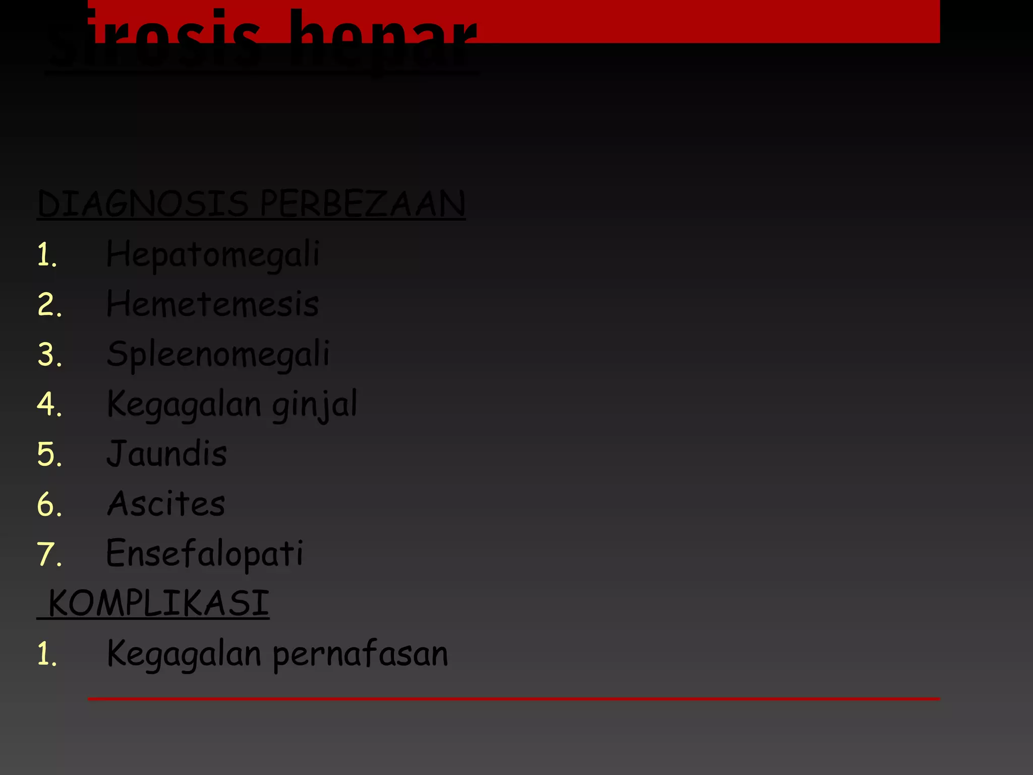 SIROSIS HEPAR | PPT