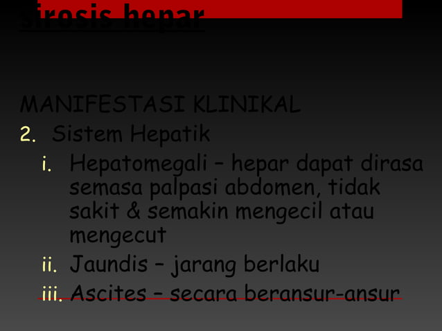 SIROSIS HEPAR | PPT