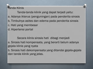 Defenisi Penyakit Sirosis hepatis, .pptx