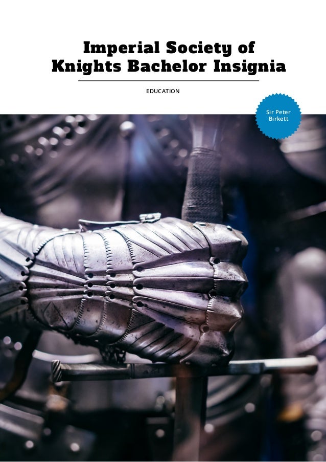 Imperial Society of Knights Bachelor Insignia | PDF
