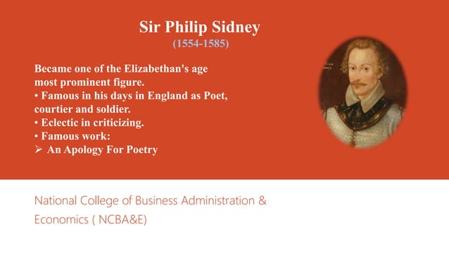 Sir Philip Sidney and defence of poesie | PPTX | Poetry | Books and ...