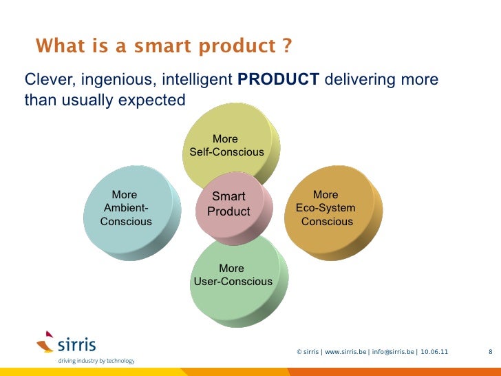 Sirris Innovate 2011 - Smart products with smart materials - introduc…