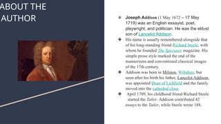 Detailed summary of the play Sir Roger at the Play | PPTX | Books and ...