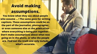 Writing on Photographs ( photojournalism) | PDF