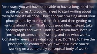 Writing on Photographs ( photojournalism) | PDF