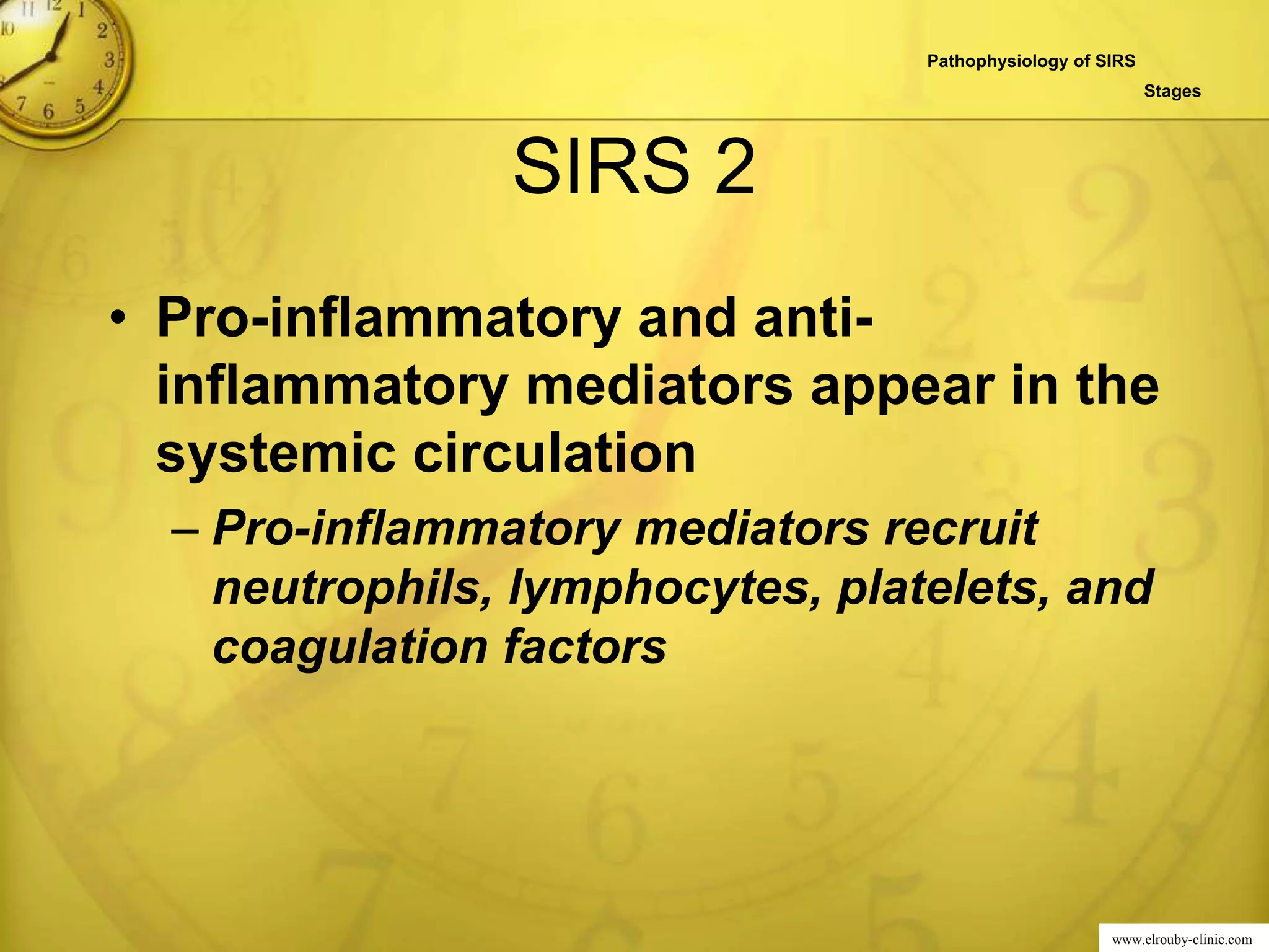 Systemic Inflammatory Response Syndrome Ppt Lung And Respiratory