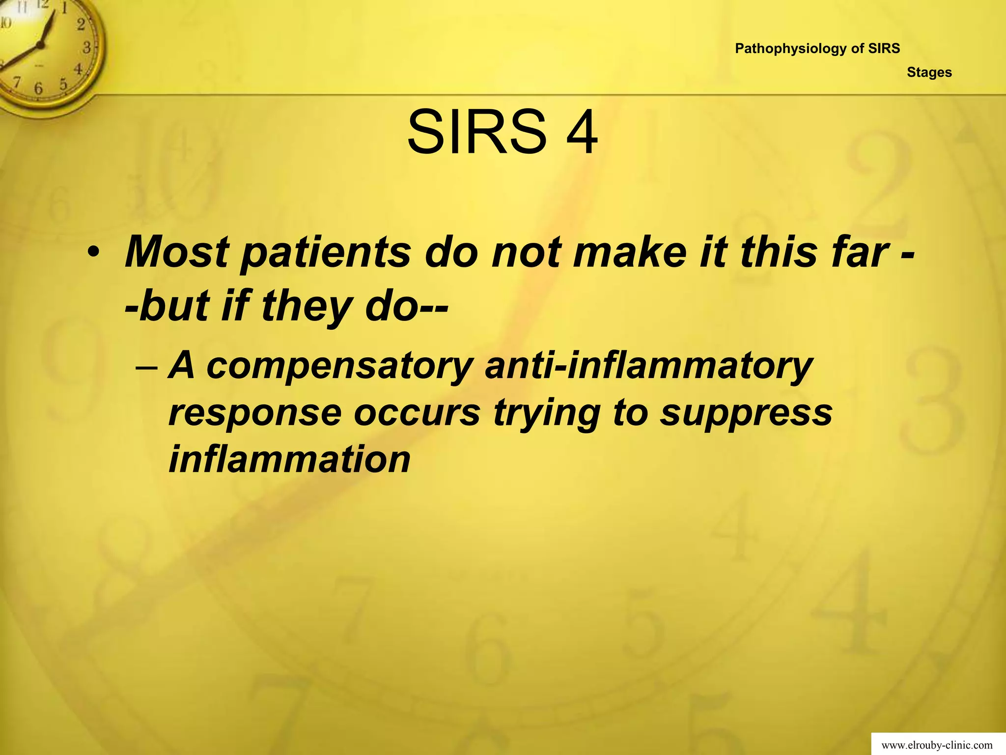 Systemic Inflammatory Response Syndrome Ppt Lung And Respiratory