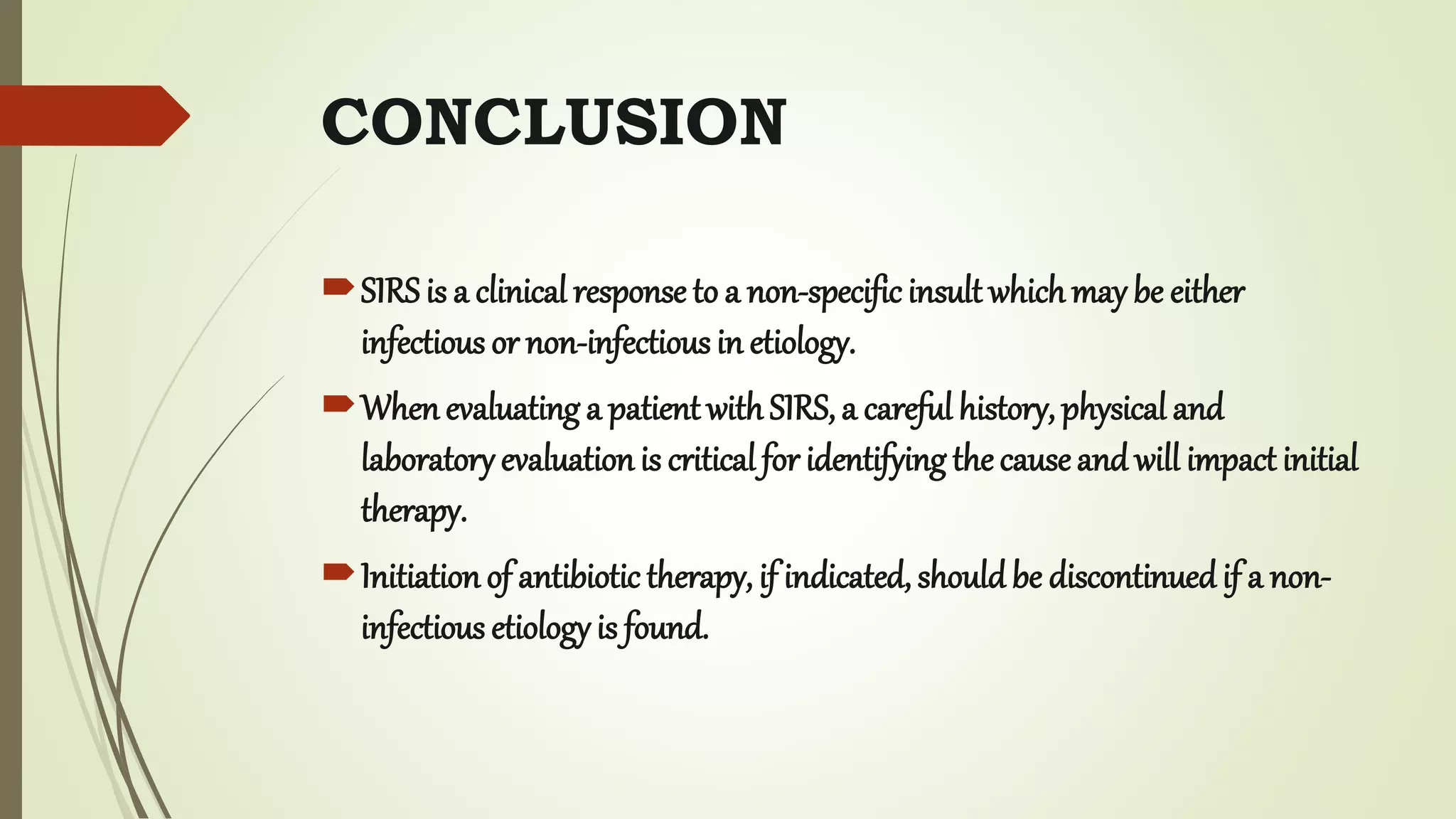 SIRS (SYSTEMIC INFLAMMATORY RESPONSE SYNDROME) | PPTX