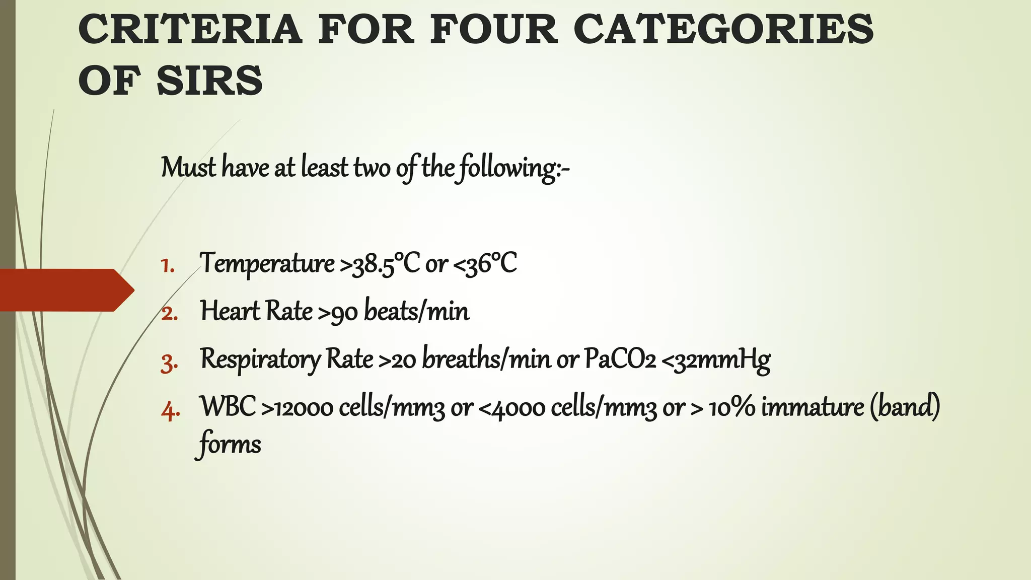 SIRS (SYSTEMIC INFLAMMATORY RESPONSE SYNDROME) | PPTX